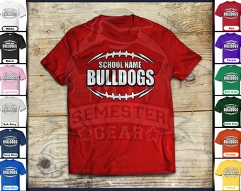 Bulldogs School Spirit Shirt for Students, Boys, Girls, Teachers, Staff ...