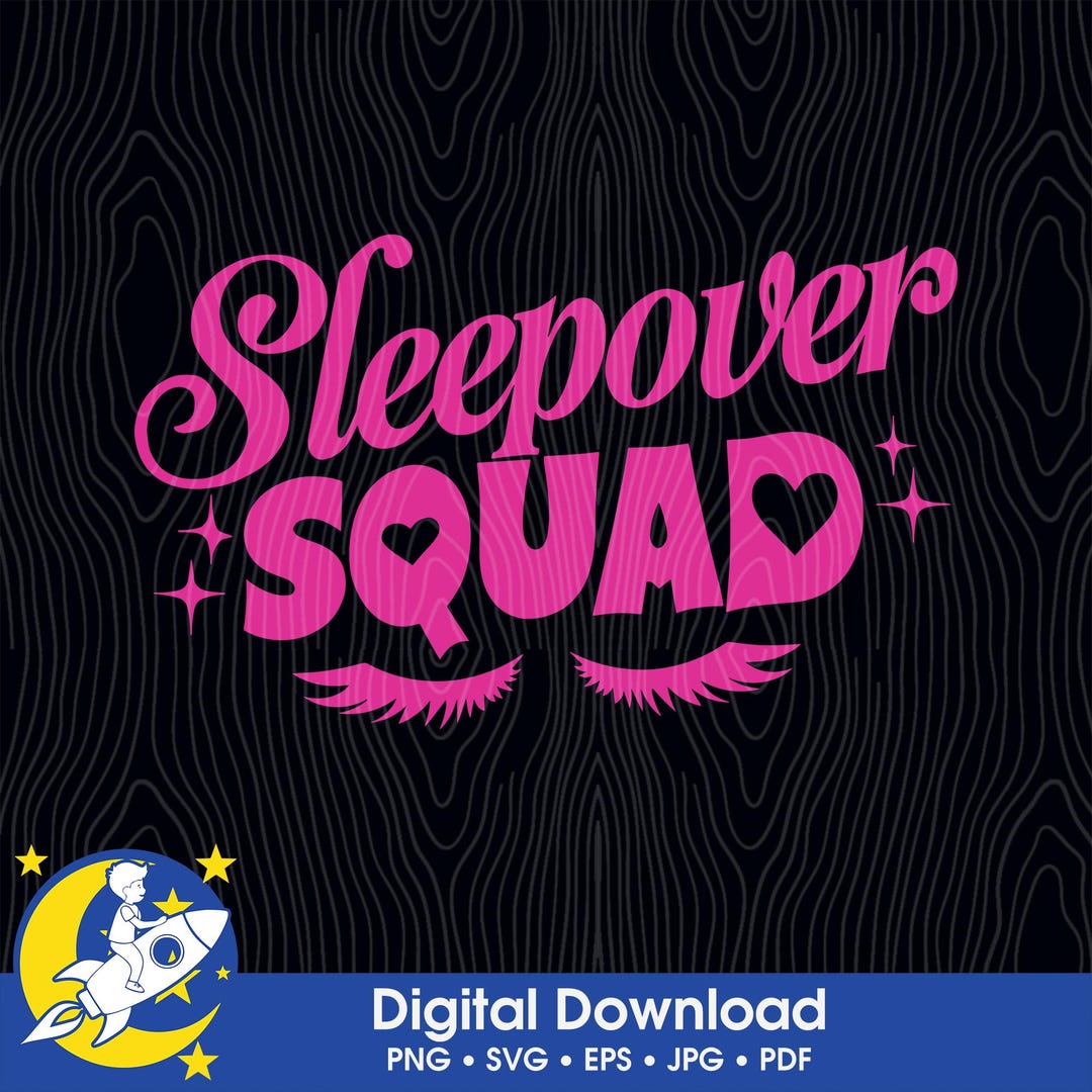 Sleepover Squad | Slumber Party | Sleepover Party | Matching Girls ...