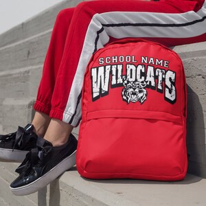 Wildcats School Spirit Mascot | Personalize With School Name - Png, Eps ...
