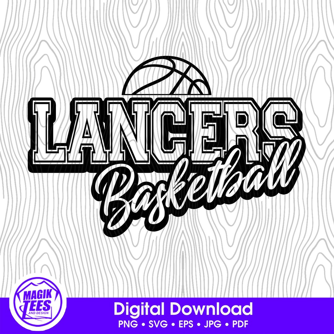 Lancers Basketball School Spirit Digital Download | Basketball Team ...