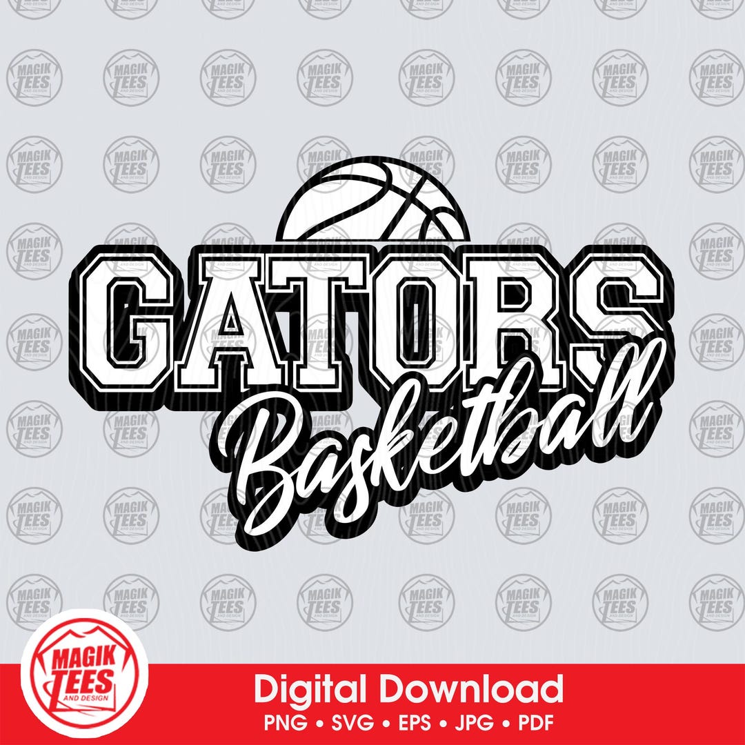 Gators Basketball School Spirit Digital Download | Basketball Team ...