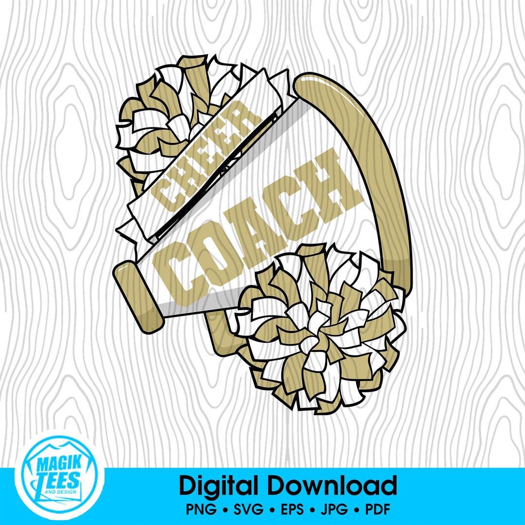 Cheer Coach Vegas Gold | Proud Cheer Coach | Cheerleader Coach Gift ...