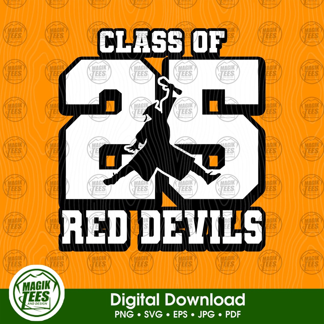 Red Devils Class of 2025 Graduation School Spirit | Last First Day ...