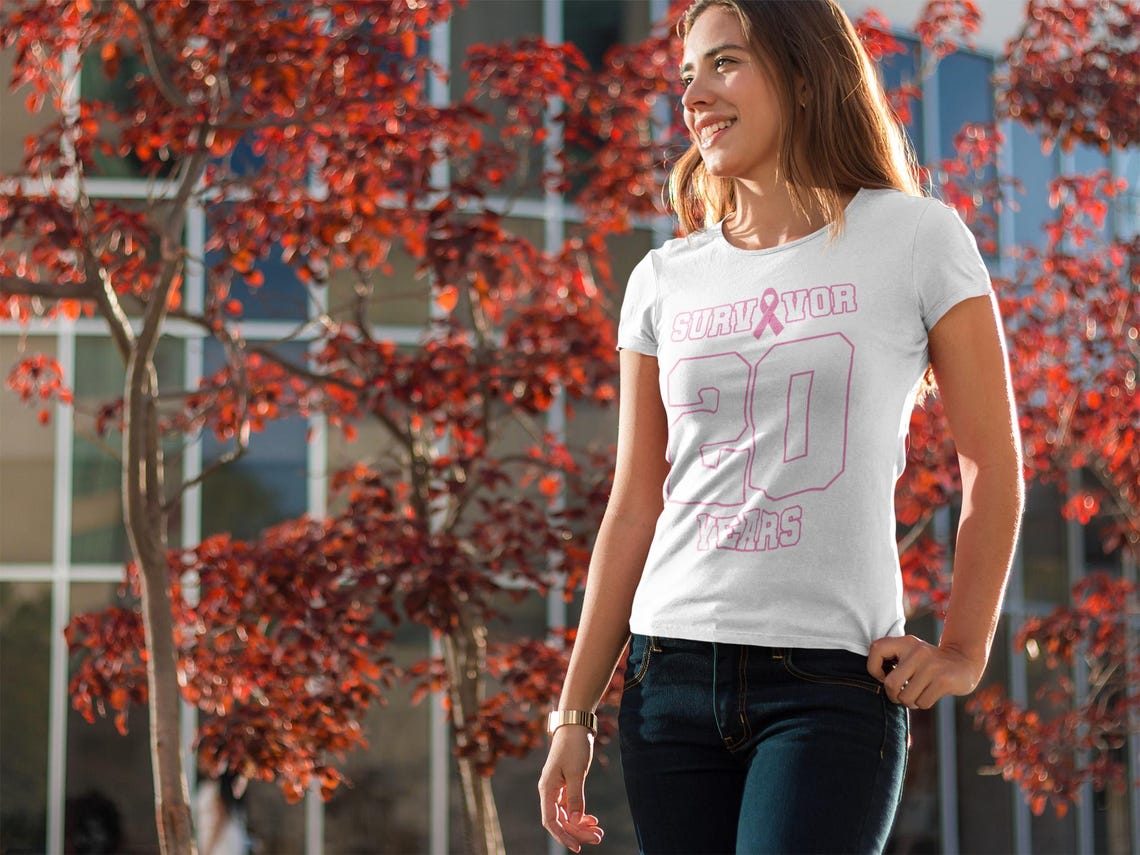 20 Years Breast Cancer Survivor | Breast Cancer Awareness | Pink Ribbon ...