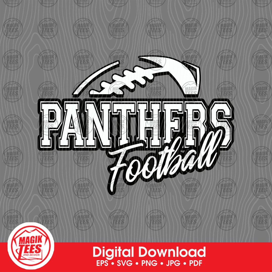 Panthers Football School Spirit Digital Download | Football Team Pride ...
