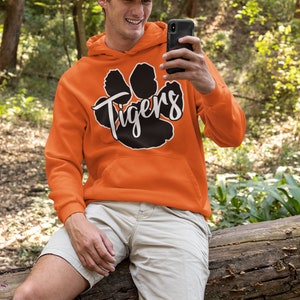 Tigers Paw School Spirit Mascot Png, Eps, Jpg, Svg, Pdf - Etsy