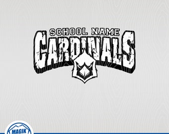 Wildcats School Spirit Mascot Personalize With School Name Png, Eps ...