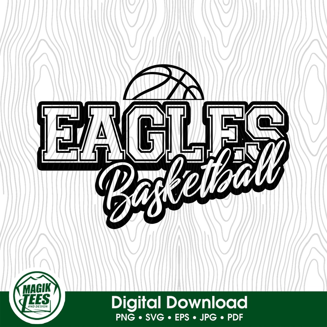 Eagles Basketball School Spirit Digital Download | Basketball Team ...
