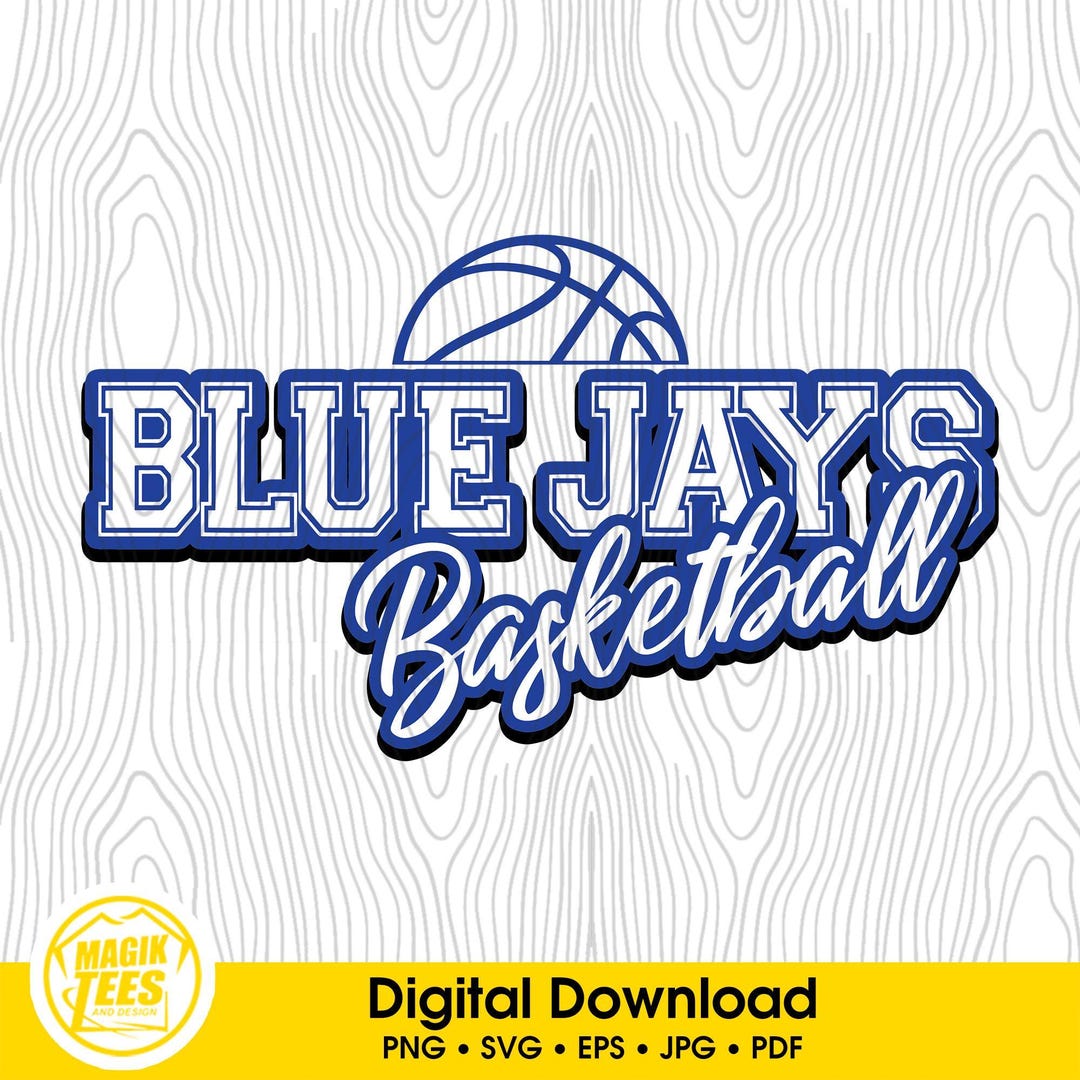 Blue Jays Basketball Blue | School Spirit Digital Download | Basketball ...