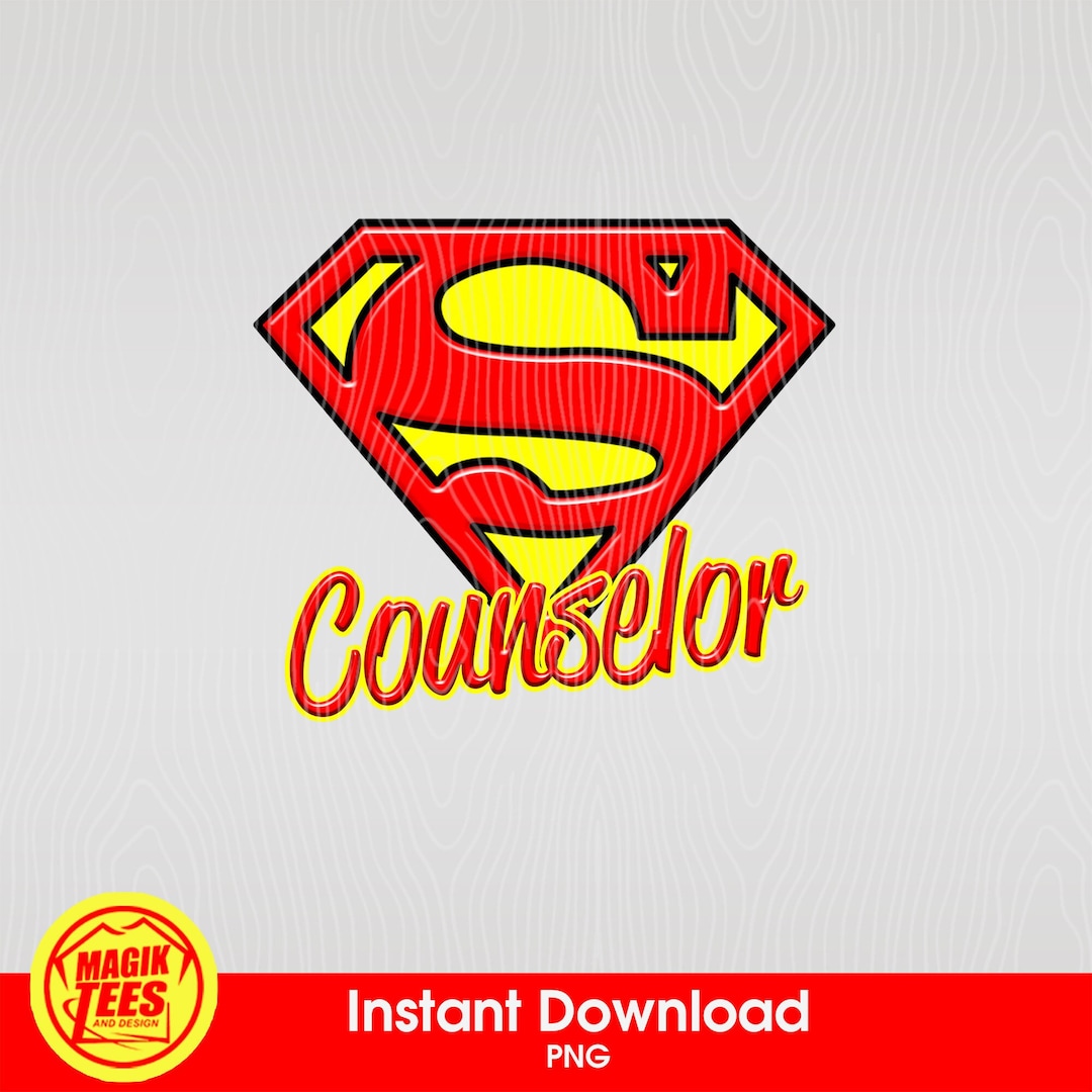 Super Counselor PNG, Digital Download, School Staff PNG, Ready for Heat ...