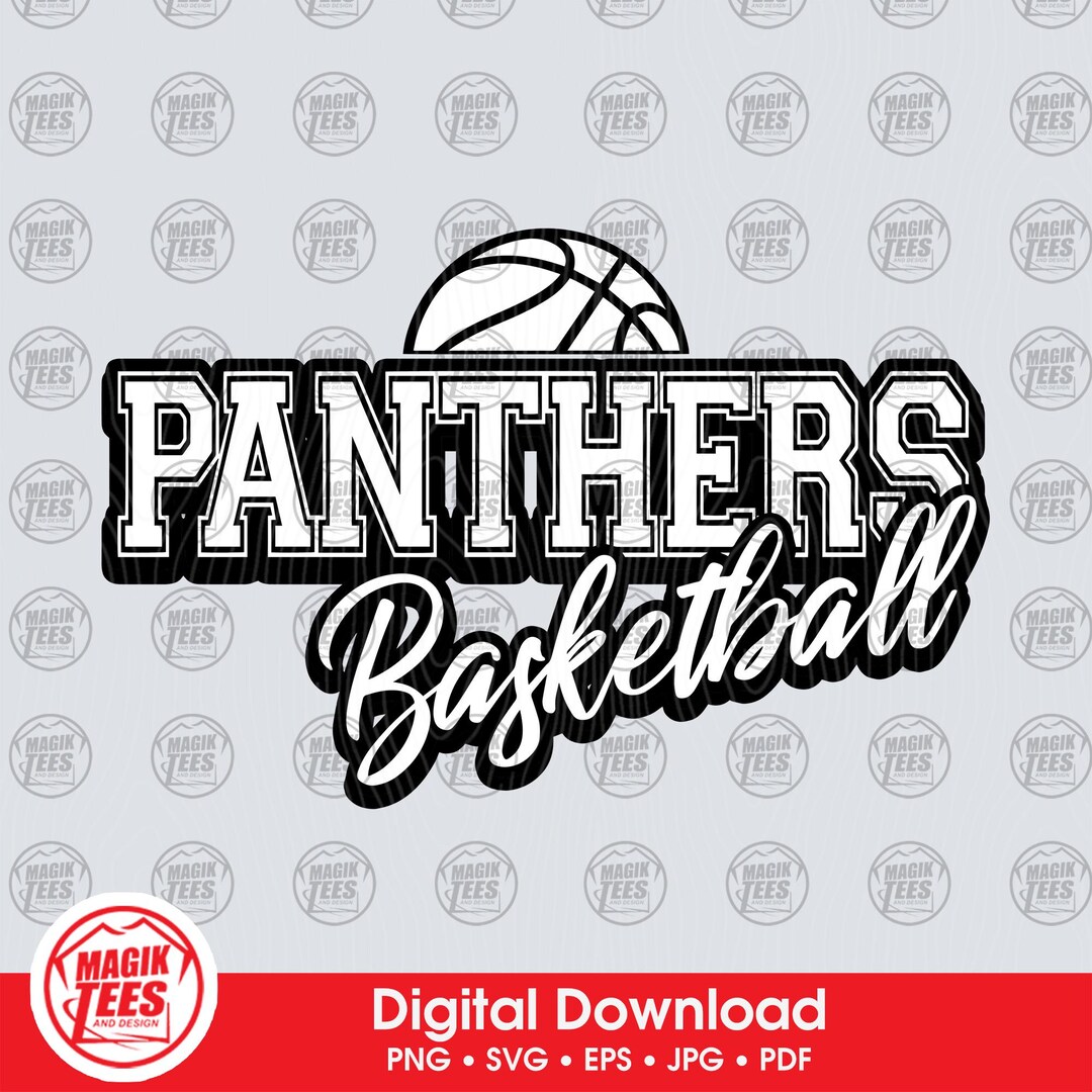Panthers Basketball School Spirit Digital Download | Basketball Team ...