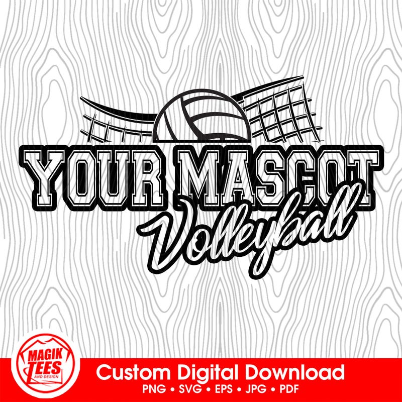 Volleyball Stripes Png - Etsy