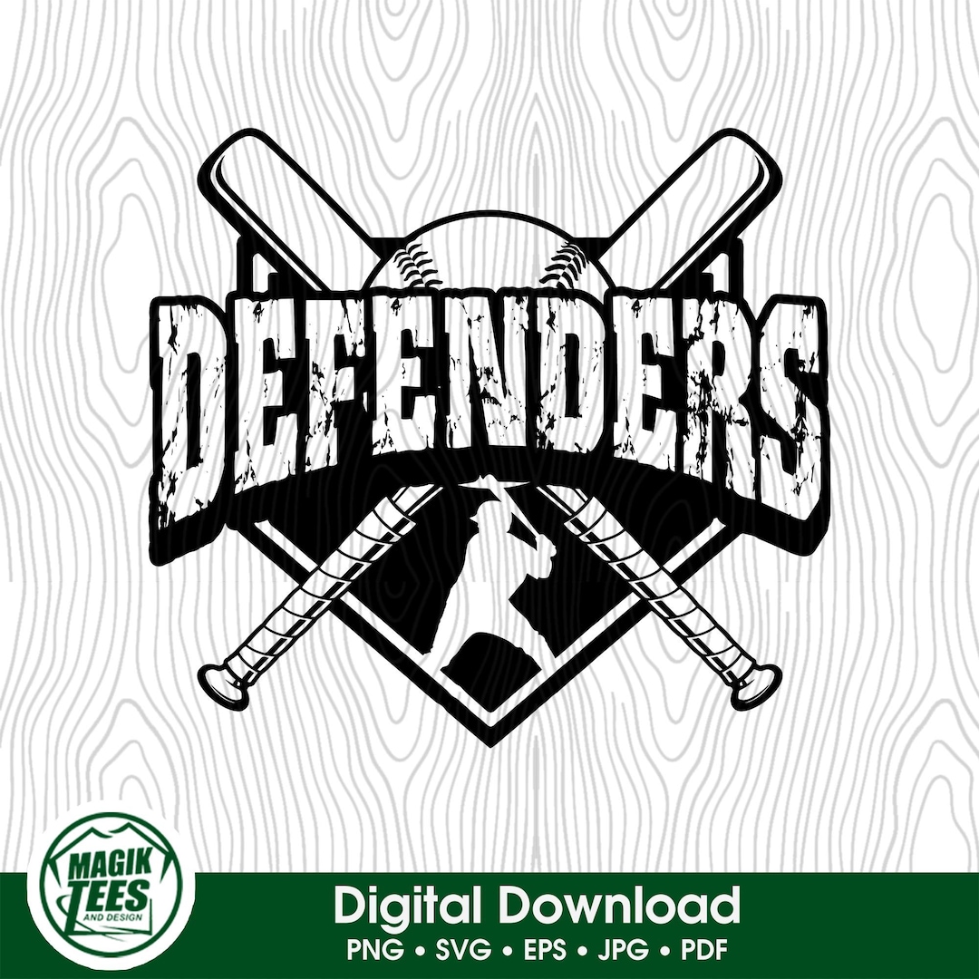 Defenders Baseball | Baseball Team Mascot | Matching Baseball Team Wear ...