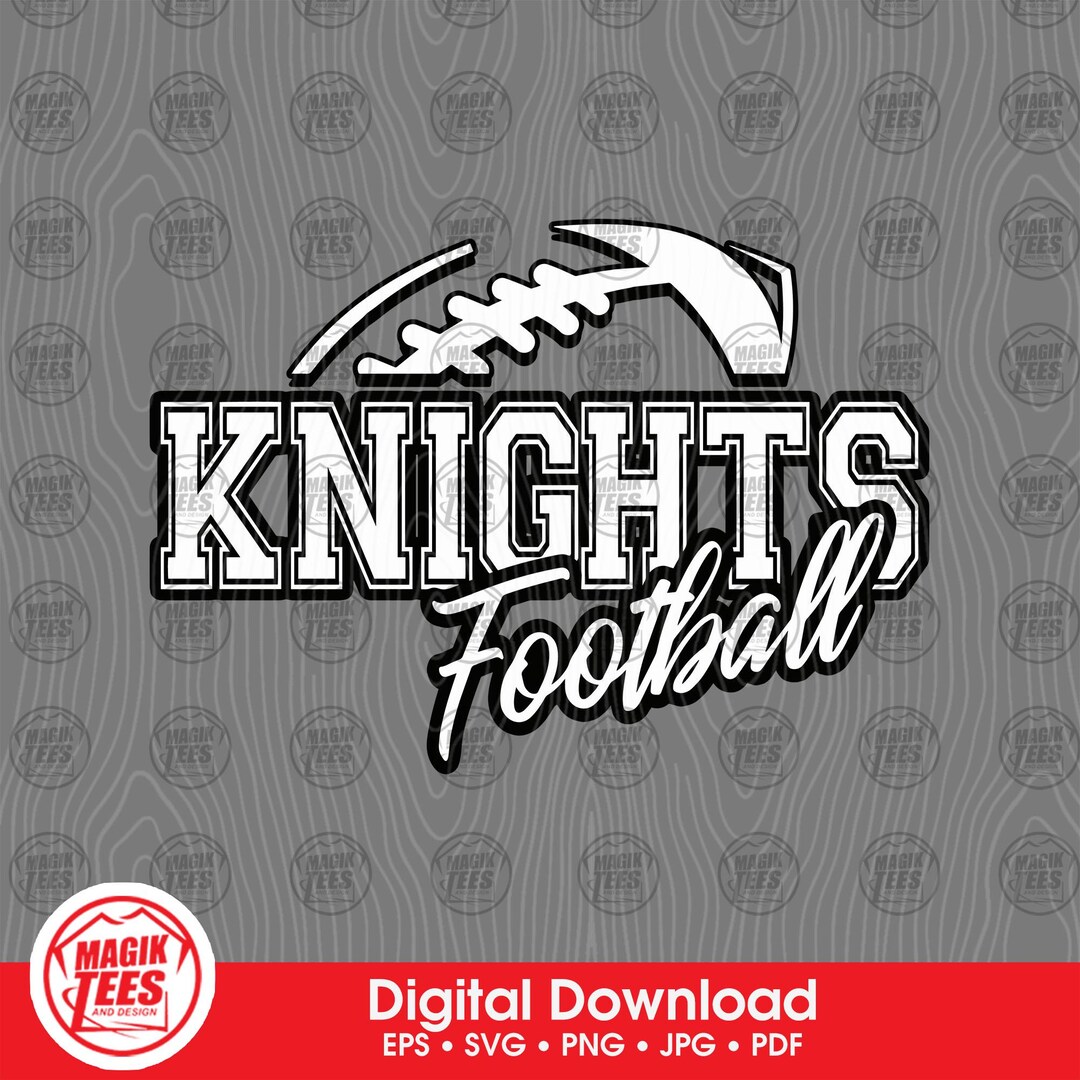 Knights Football School Spirit Digital Download | Football Team Pride ...