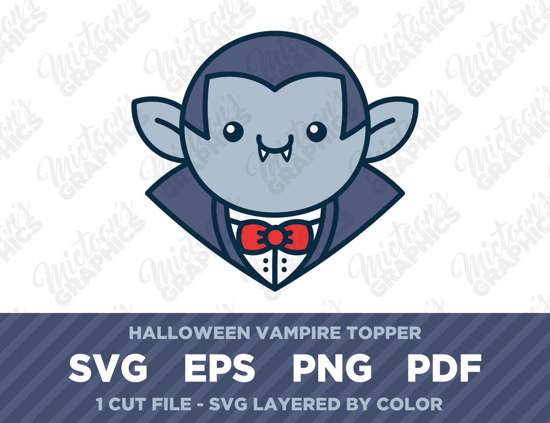 Halloween Vampire Dracula - SVG - Digital Instant Download - Etsy