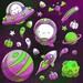 Halloween Space Ghost - Clip Arts - PNG - Digital Instant Download ...