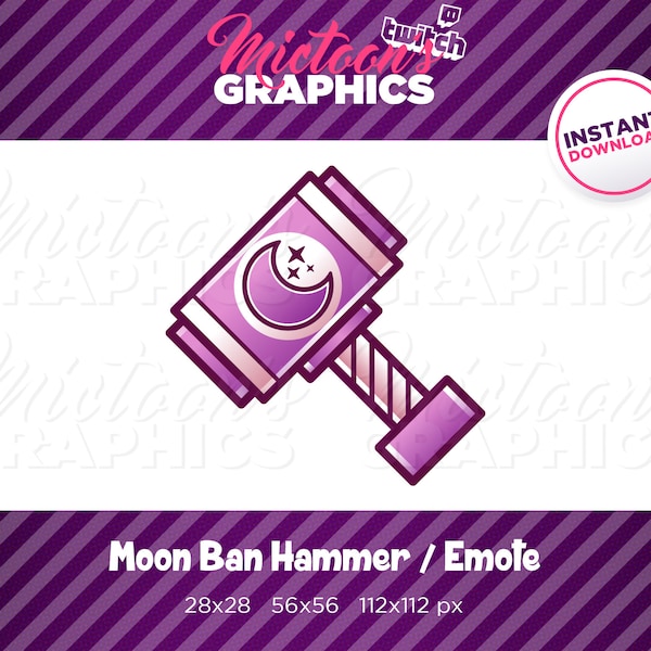 Twitch Hammer Badge - Etsy