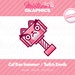 Twitch Pink Cat Ban Hammer / Emote / Streamer Graphics / Kawaii ...