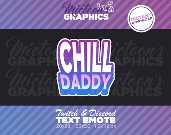 Daddy Twitch Emote - Etsy