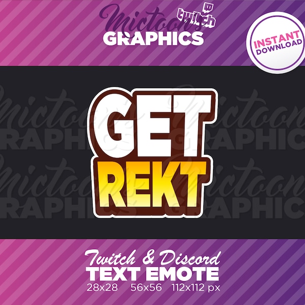 Get Rekt Emote - Etsy