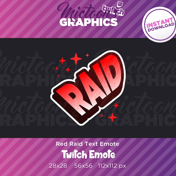 Raid Emoji Emote - Etsy