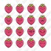 Kawaii Emoji Strawberry Clipart - Cute Strawberry PNG - Vector ...