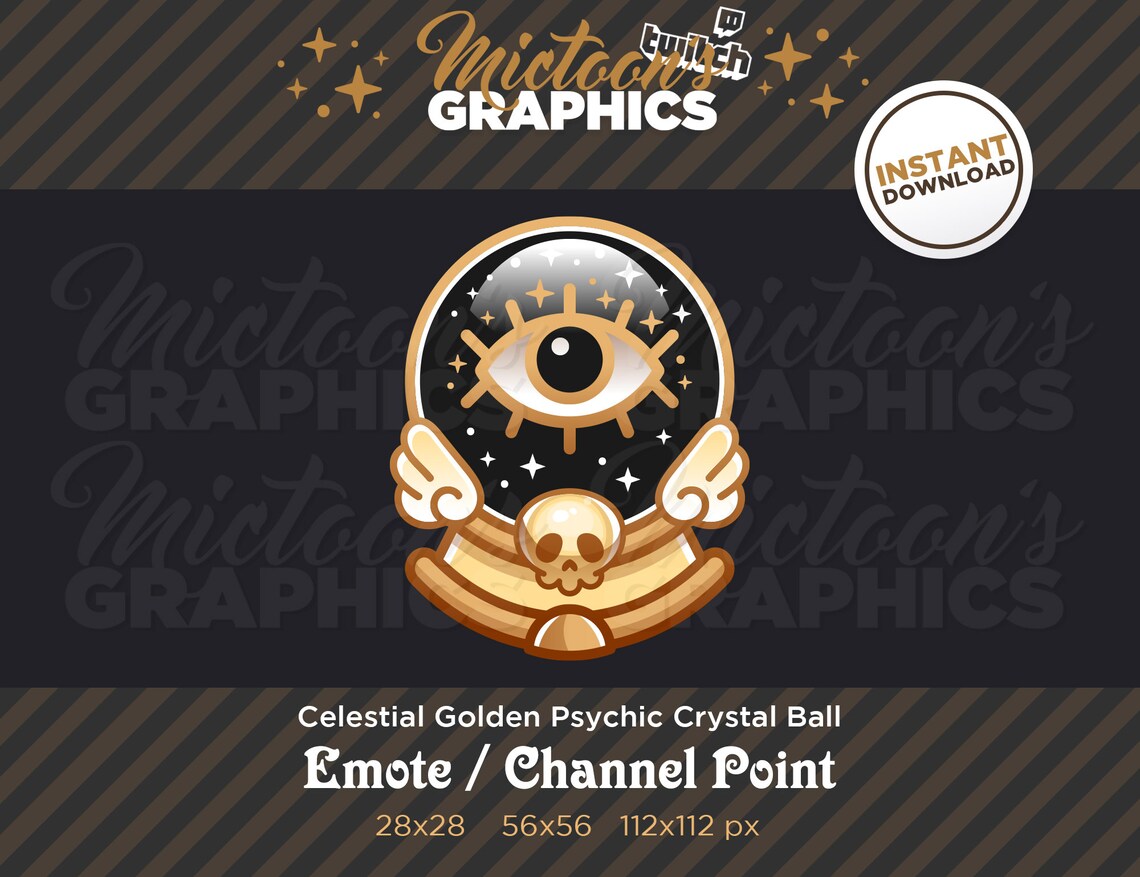 Twitch Crystal Ball / Emote / Channel Point / Streamer | Etsy