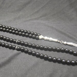 Turkish Islamic 99 Prayer Beads, Tesbih,onyx Beads, Tasbih, Misbaha ...