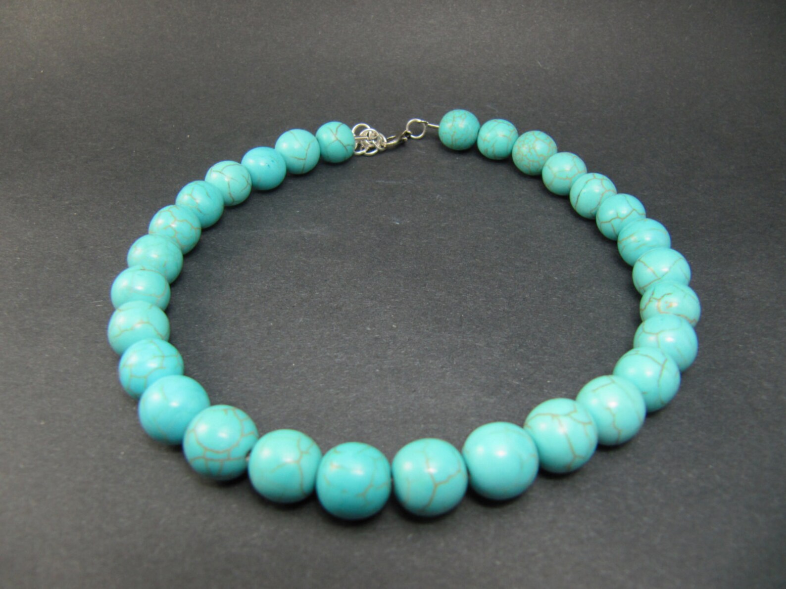 Turquoise Choker Beaded Turquoise Choker Necklace | Etsy