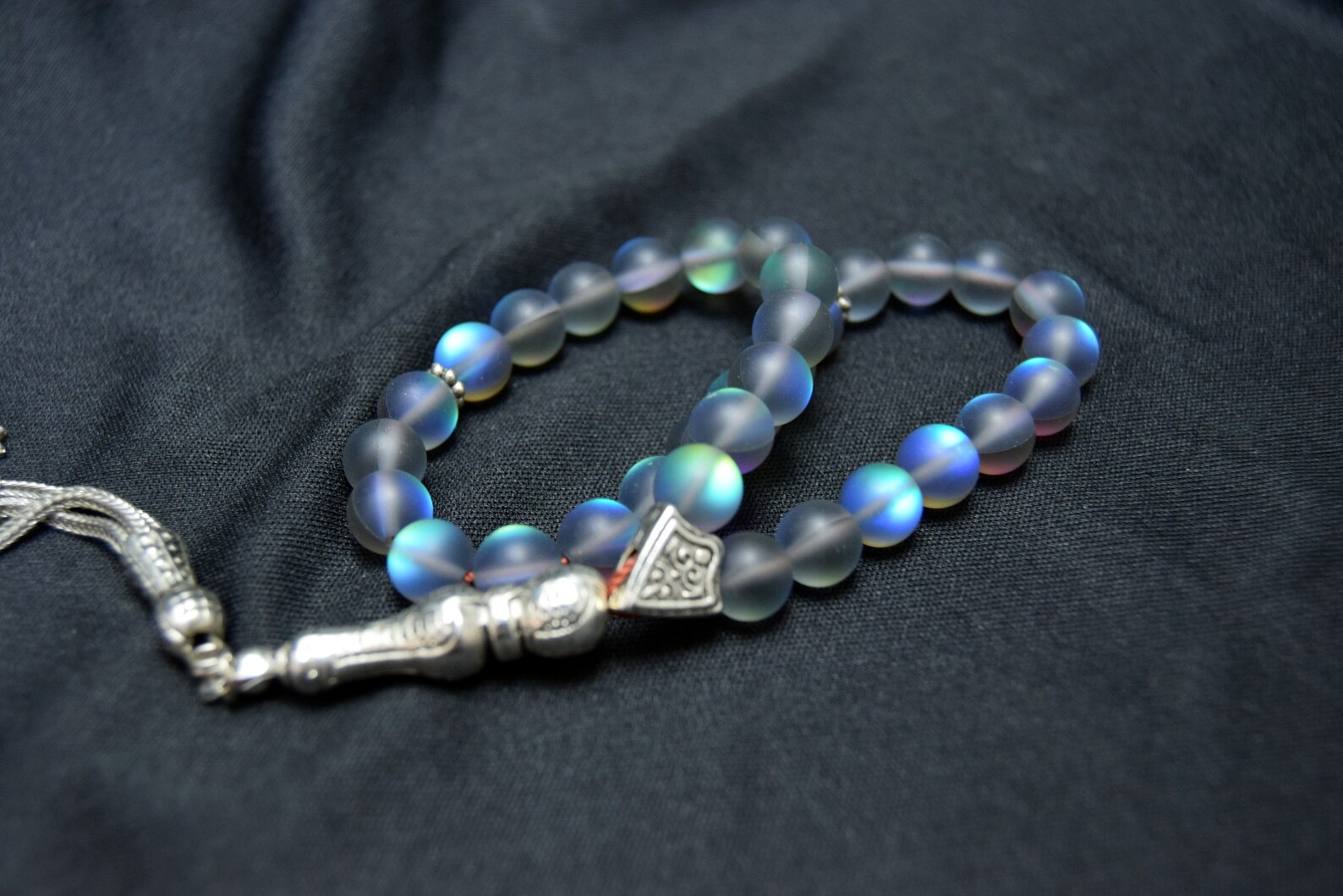 Turkish Islamic 33 Prayer Beads Matte Aura Quartz Tesbih - Etsy