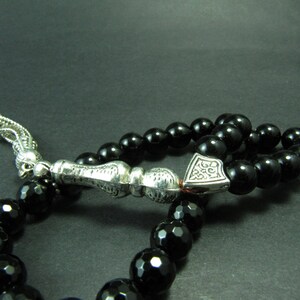 Turkish Islamic 33 Prayer Beads, Tesbih, Onyx Beads, Tasbih, Misbaha ...