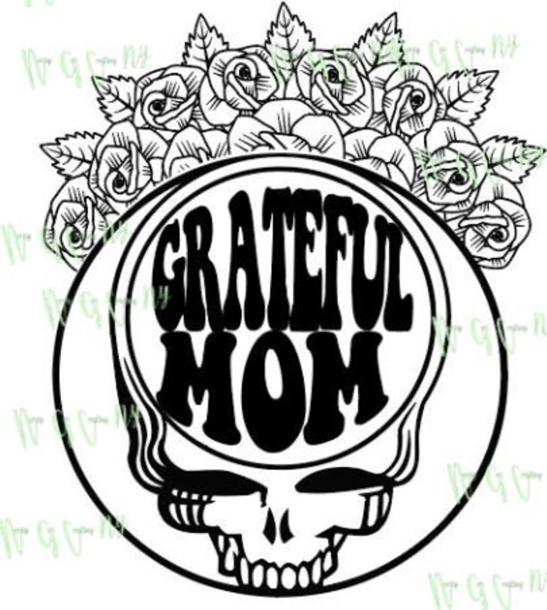 Grateful Dead Mom SVG Cut Files Cricut Silhouette - Etsy