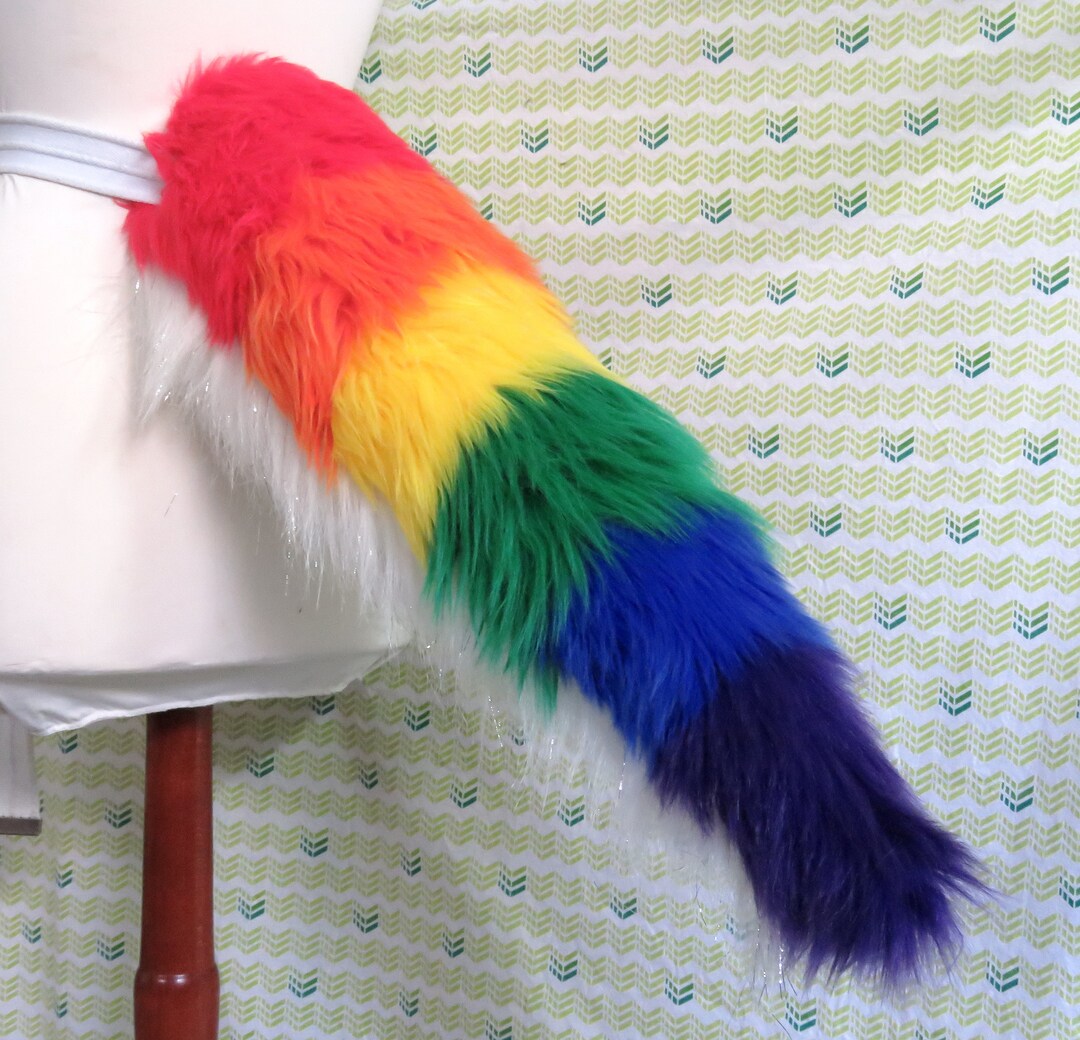 Rainbow Dragon Tail - Etsy