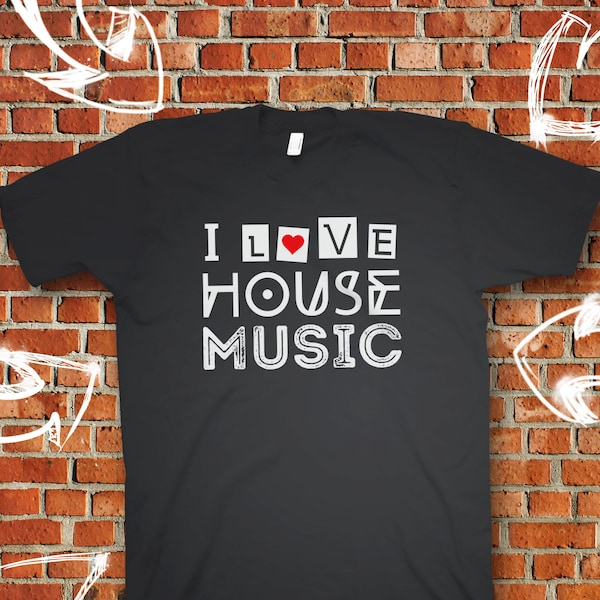 I Love House Music - Etsy