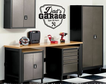 Garage wall decals | Etsy