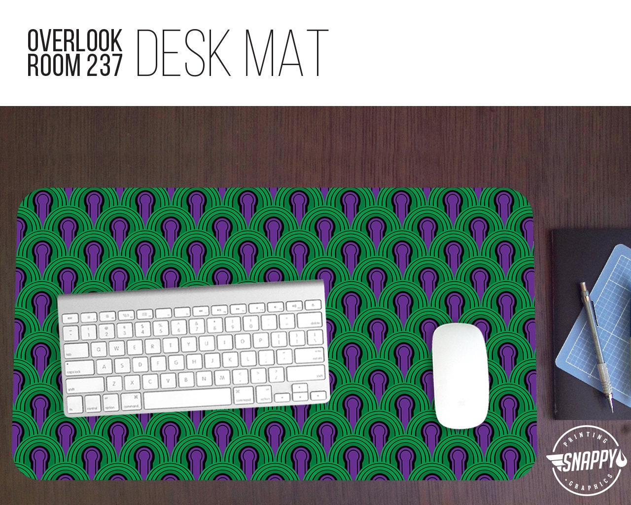 Overlook Hotel Room 237 Pattern Desk Mat 2 Sizes High - Etsy