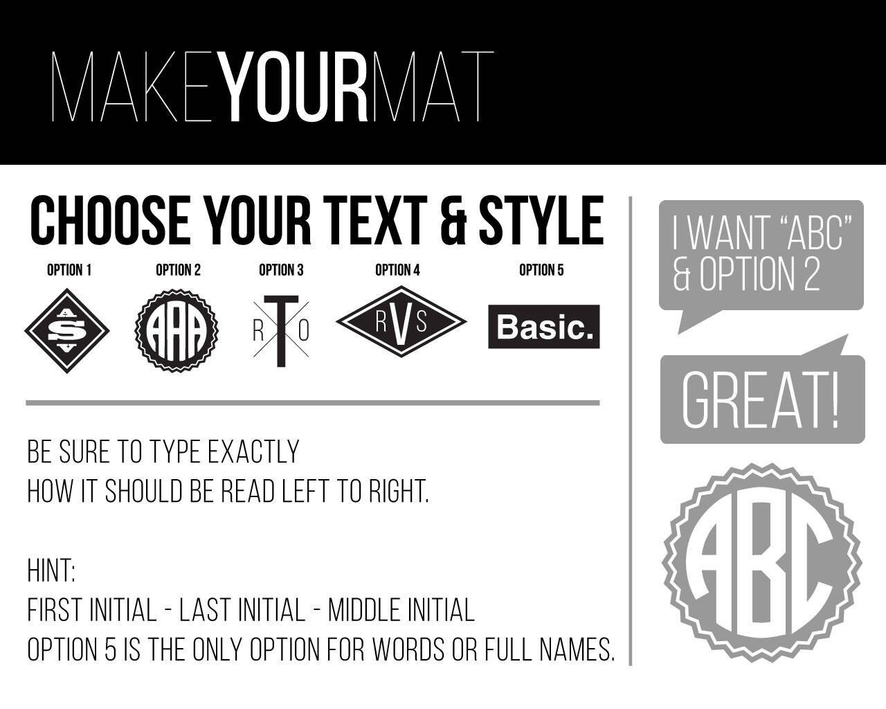 Geometric Moon Wave I Print Desk Mat w/ Custom Monogram 2 | Etsy