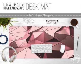 Rose Gold Desk Mat | Etsy