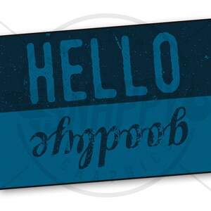 Hello and Goodbye, Custom Color - Welcome Mat/doormat/rug - 2 Sizes ...