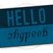 Hello and Goodbye Custom Color Welcome Mat/doormat/rug 2 - Etsy