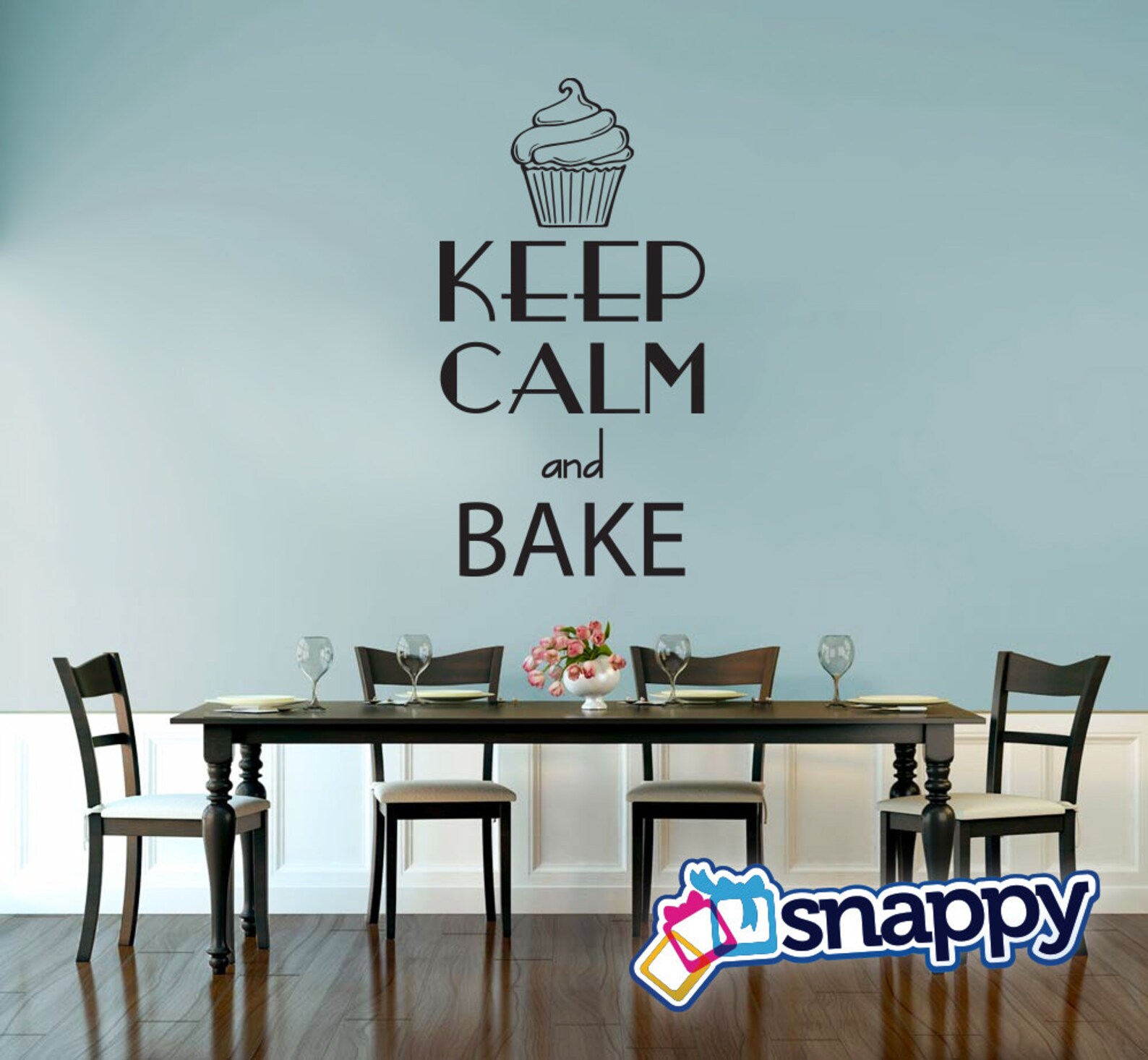 Keep Calm and Bake Wall Decal – Custom Kitchen Decor - Etsy