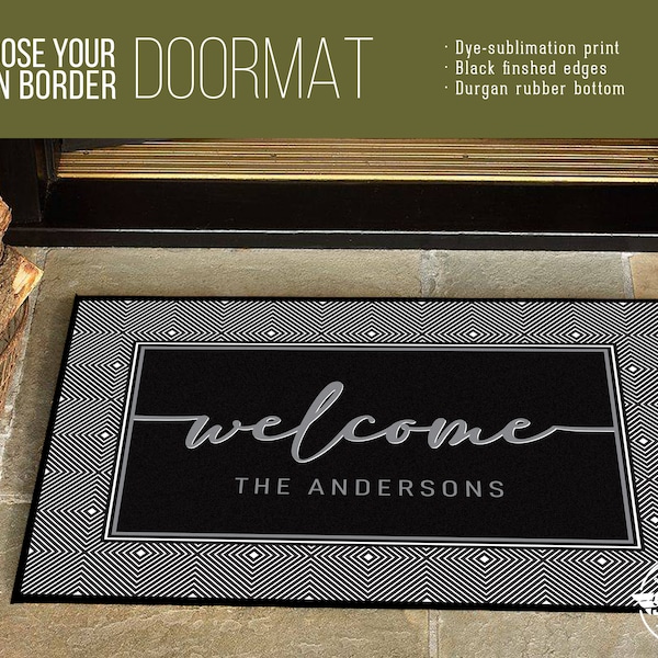 Custom Welcome Mat - Etsy