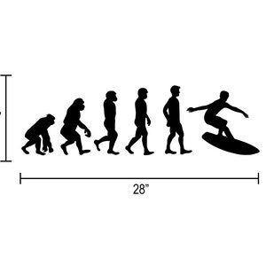 Surfer Evolution Custom Color Wall Decal-boys or Girls Rooms ...