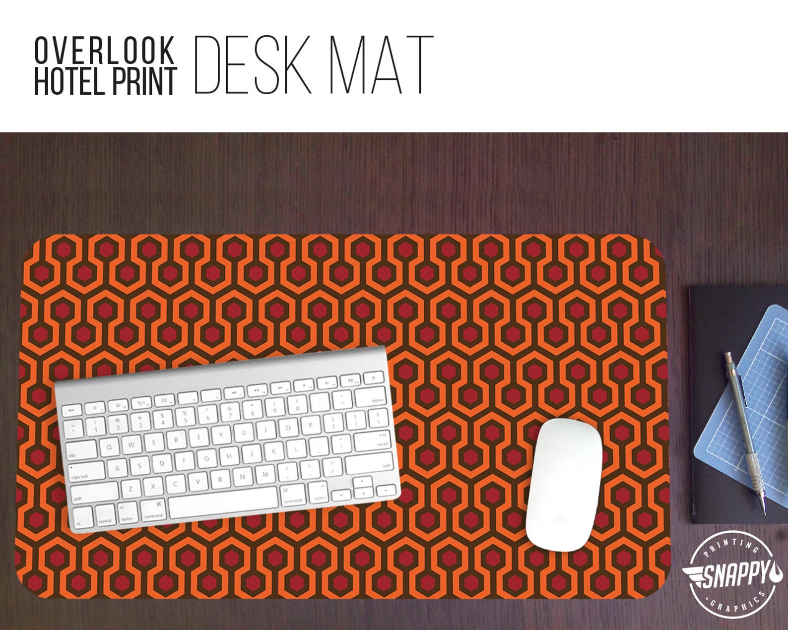 Overlook Hotel Pattern Desk Mat 3 Sizes High Quality - Etsy