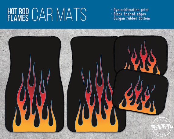 Flame Floor Mats