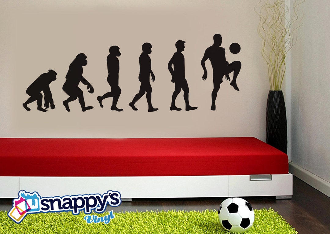 Soccer Evolution Custom Color Wall Decal - Boys or Girls Rooms ...