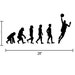 Basketball Evolution Custom Wall Decal Boys or Girls Rooms - Etsy
