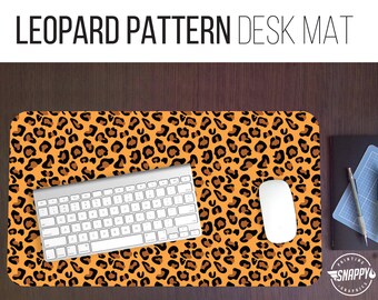 Antique Pattern Desk Mat W/ Custom Monogram 2 Sizes High | Etsy