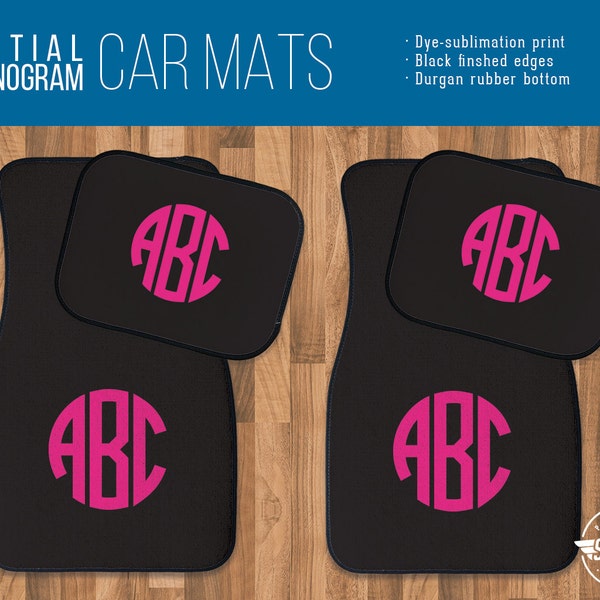 Monogrammed Car Mat - Etsy
