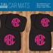 Circle Monogram Car Mats - Custom Initial Car Decor - Etsy